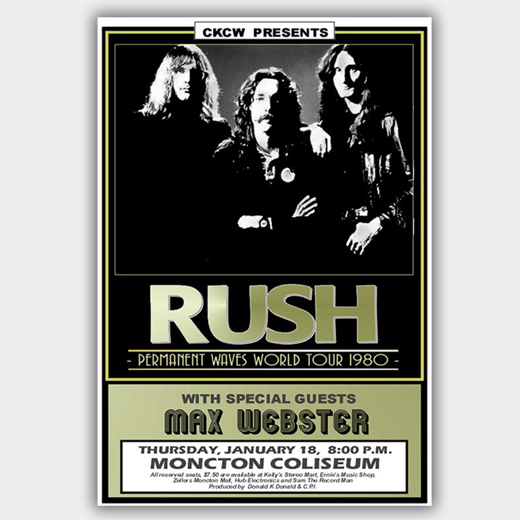 Rush Concert Poster