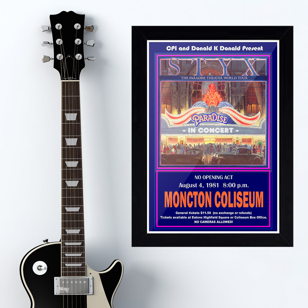 Styx (1981) - Concert Poster - 13 x 19 inches – PosterAlley