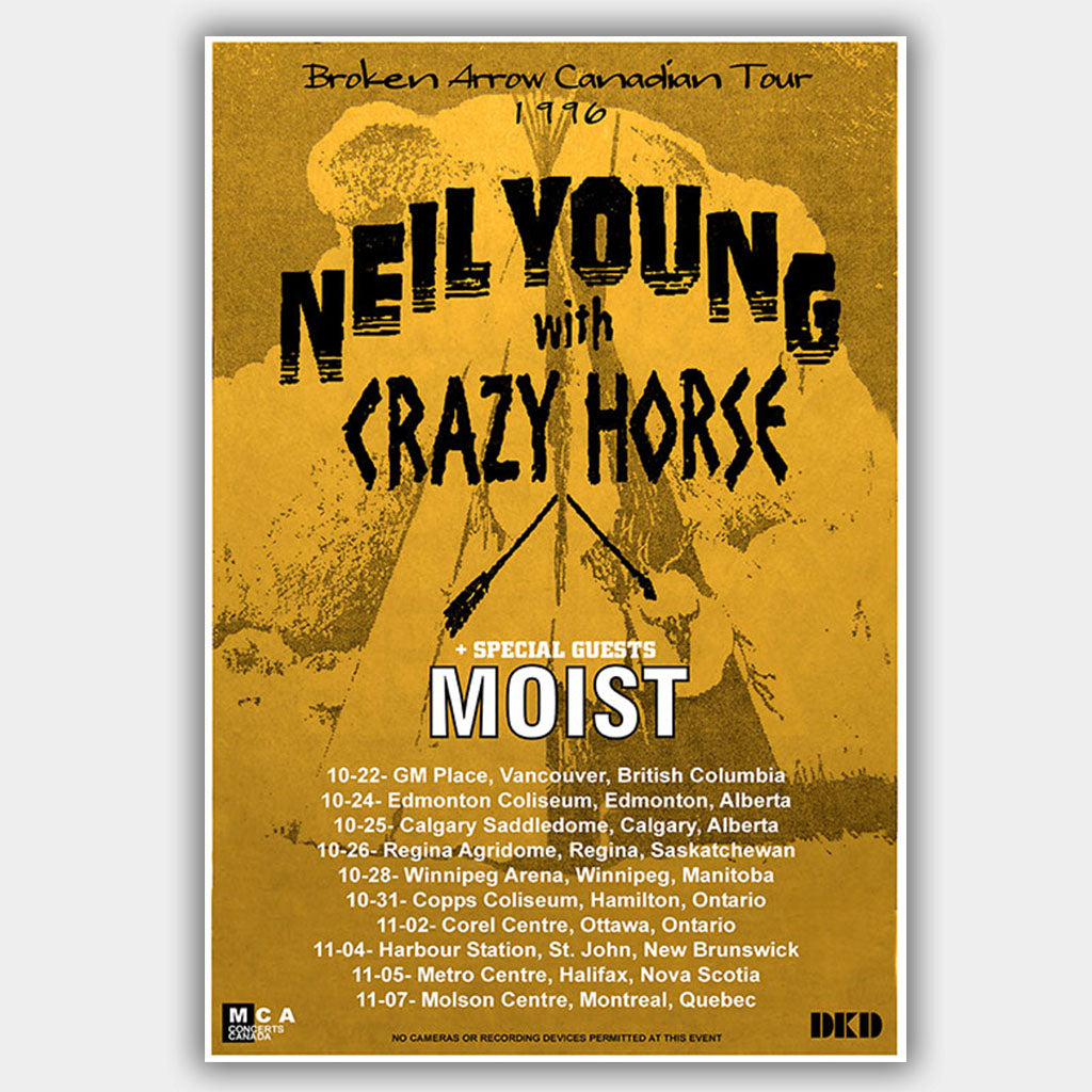 Neil Young Tour Poster